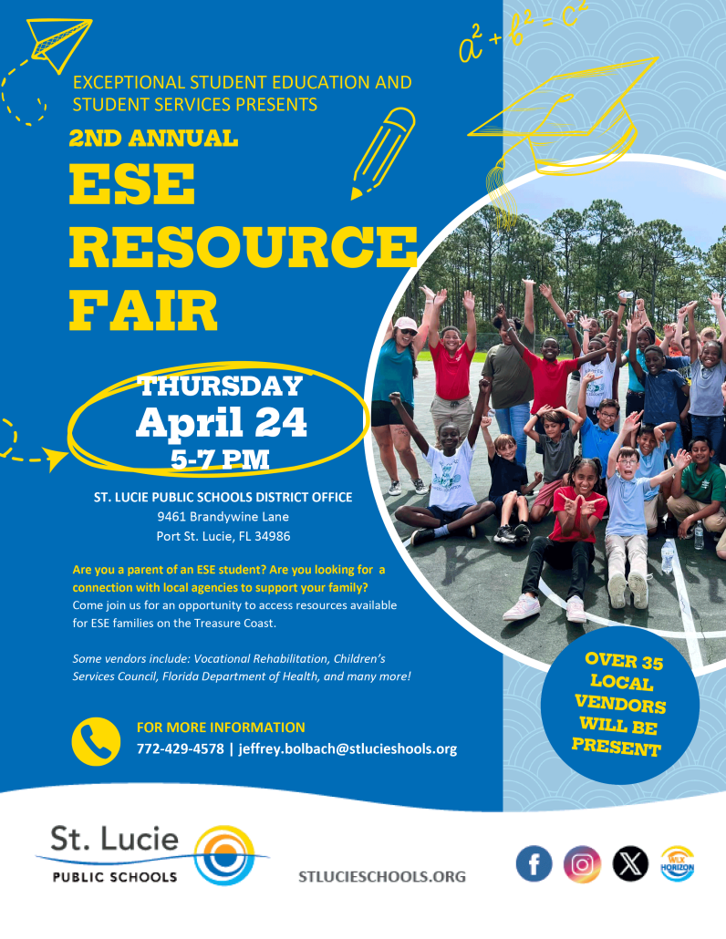 ESE Resource Fair – St Lucie Public Schools